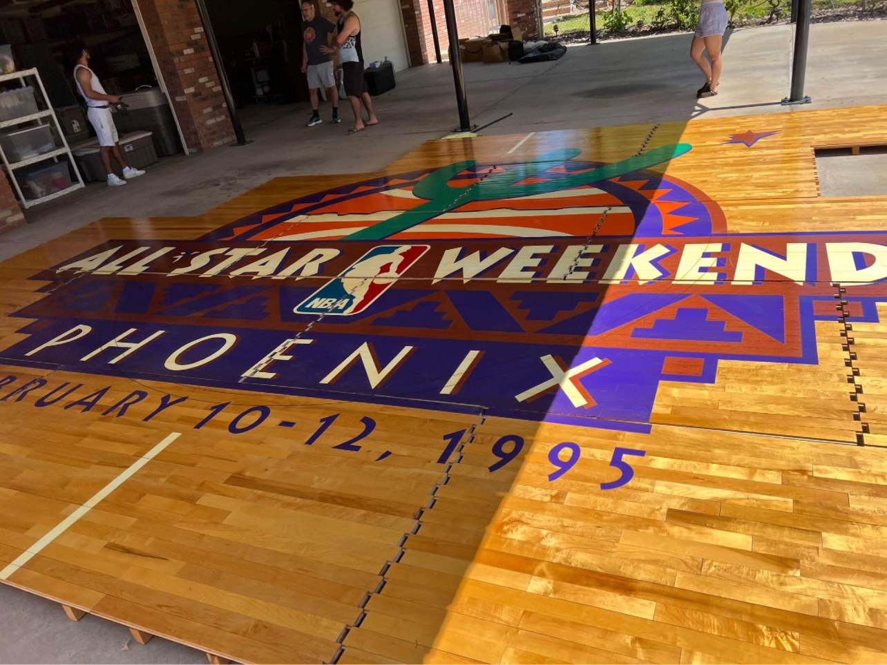 You can buy the court from Phoenix's 1995 NBA All-Star Game for $125K