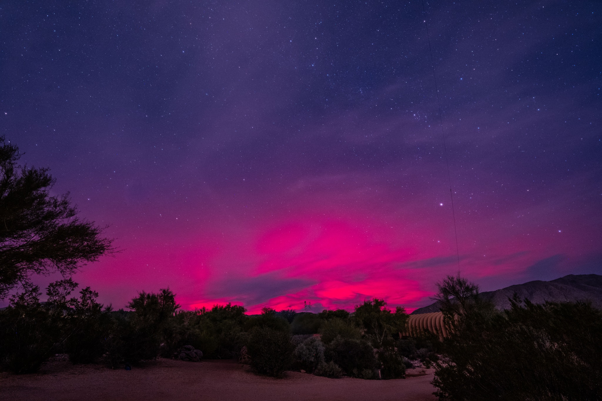 Can you see the northern lights in Arizona again tonight?