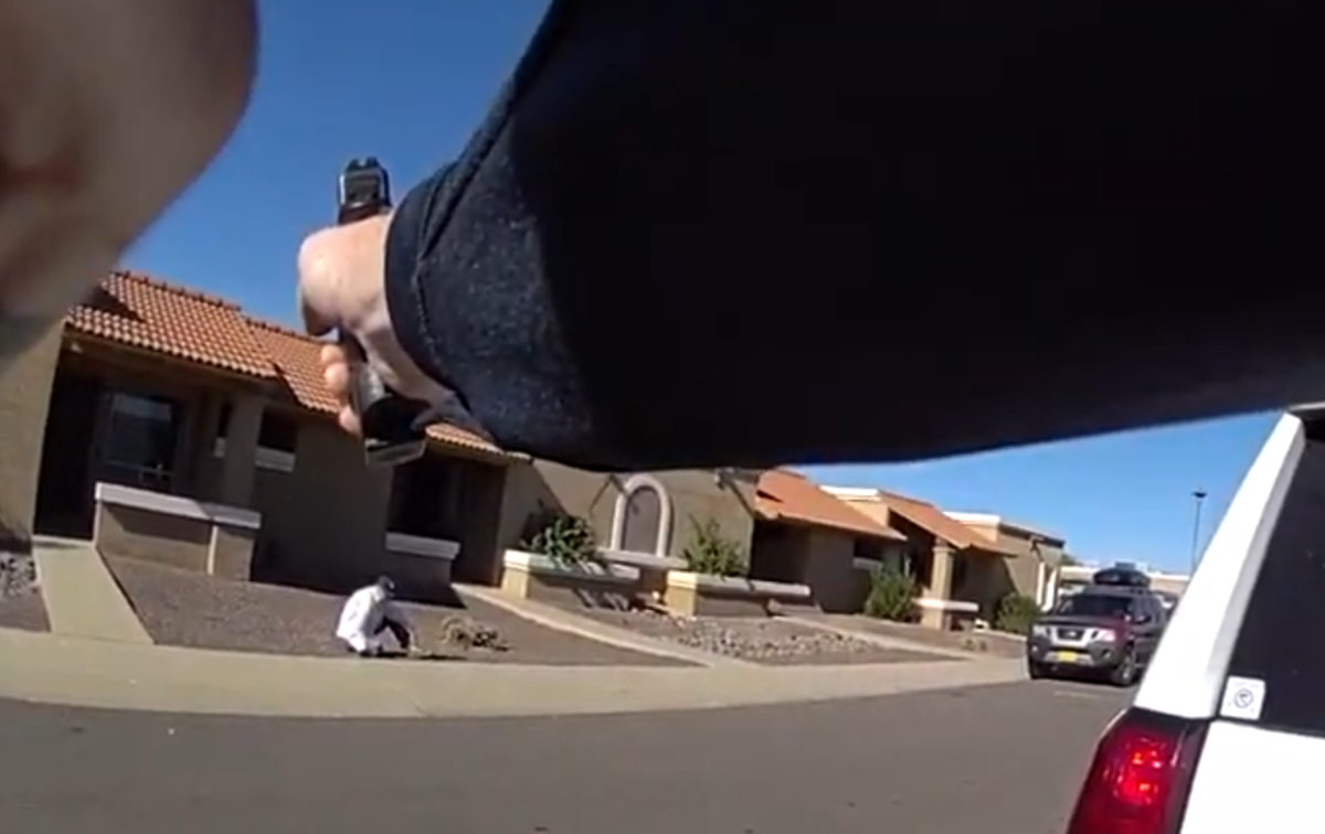 Video: Phoenix cop shoots armed man who called police on himself