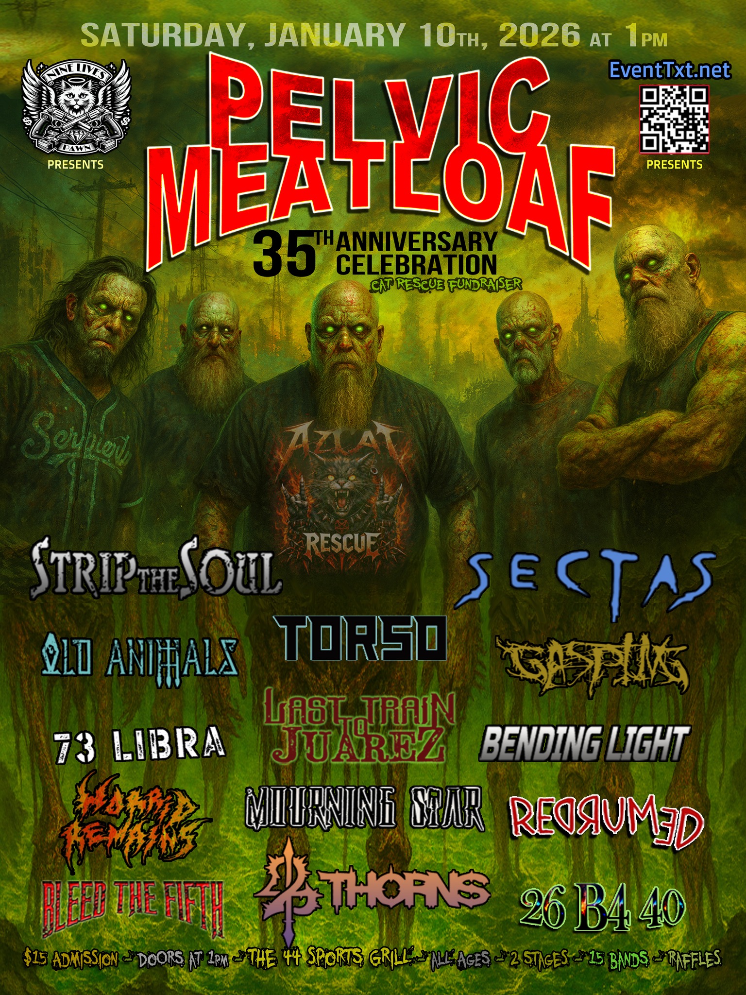 Pelvic Meatloaf's 35th Anniversary Cat Rescue Fundraiser | Phoenix New ...