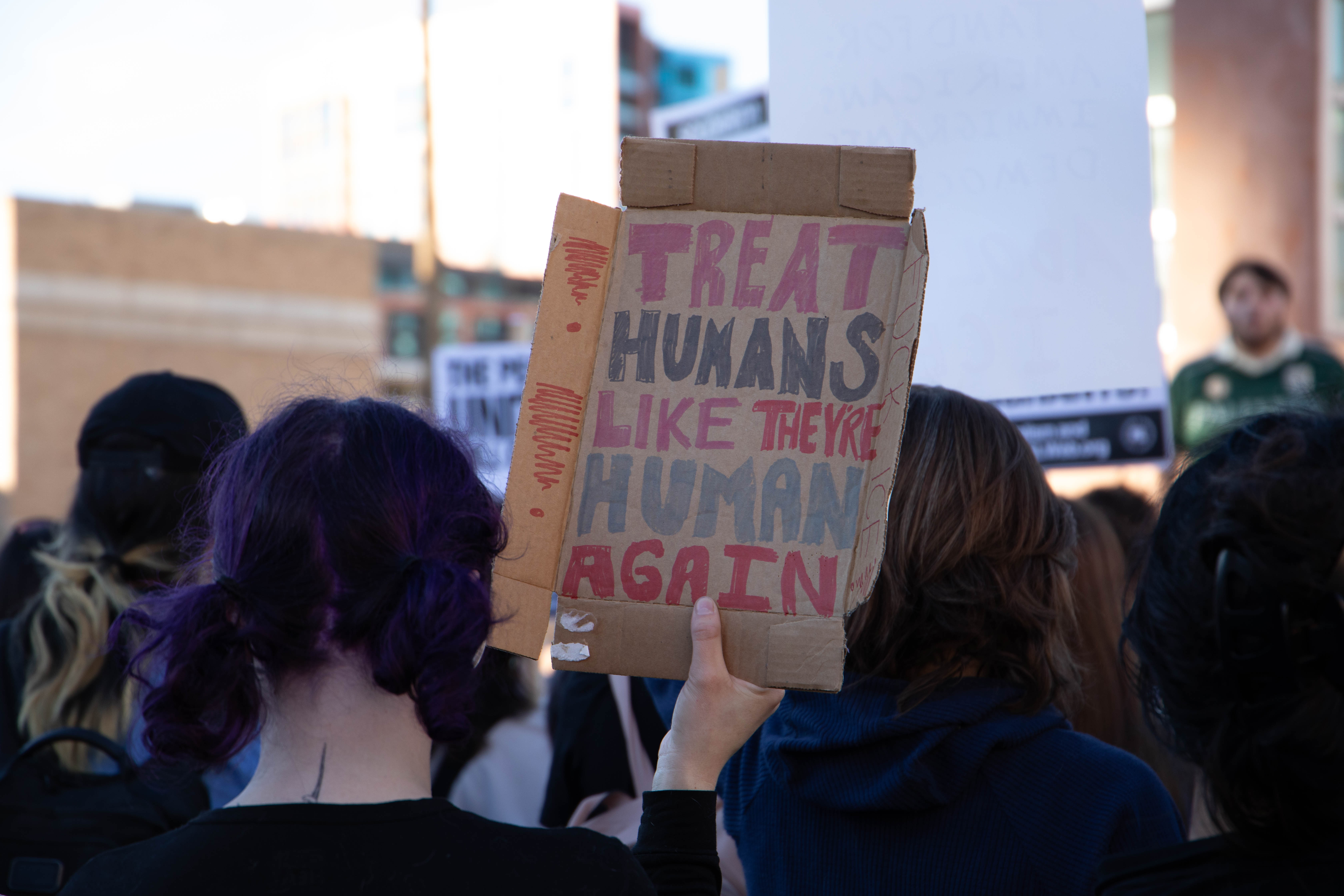 ASU students hold walkout to protest Trump and ICE: Photos