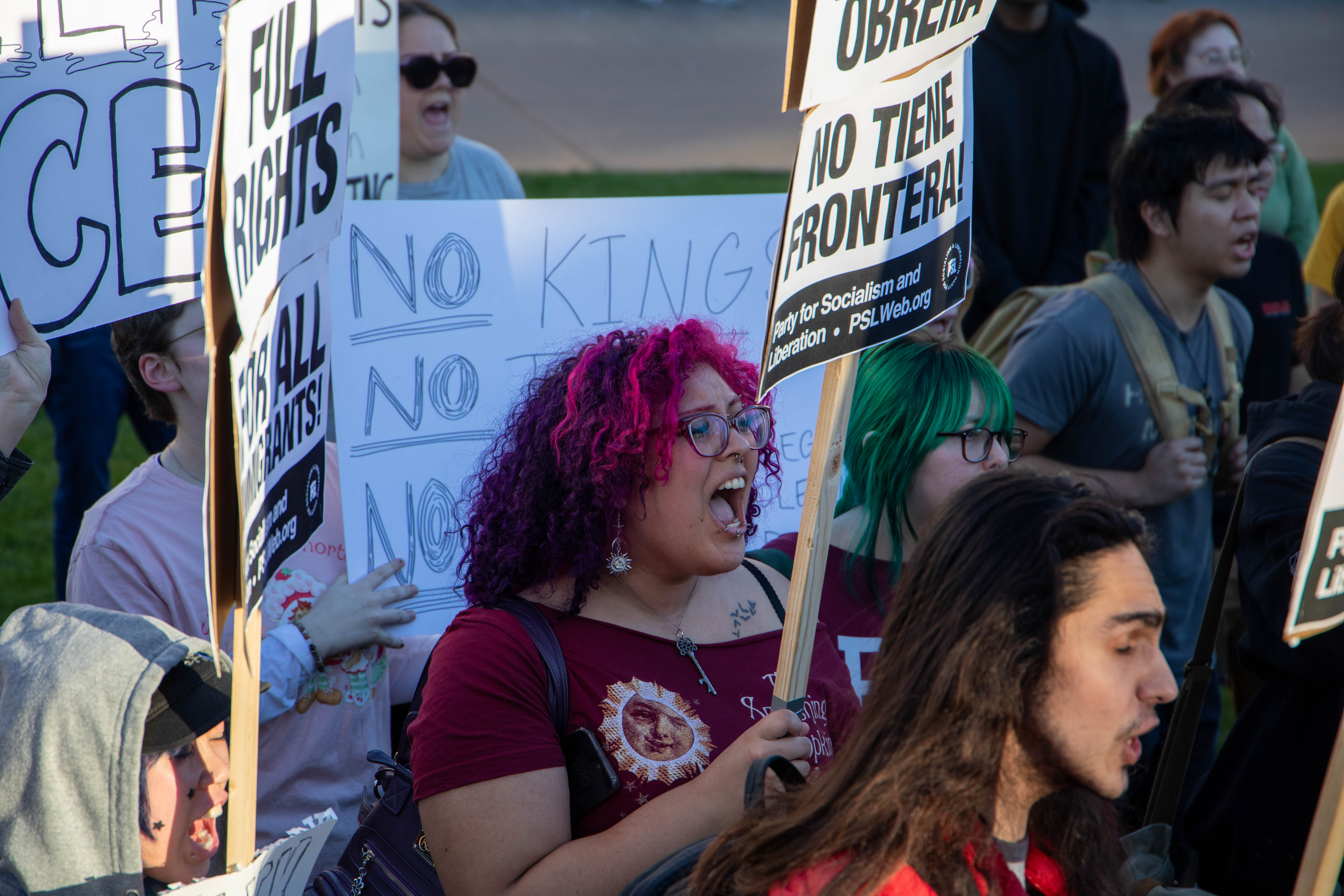ASU students hold walkout to protest Trump and ICE: Photos