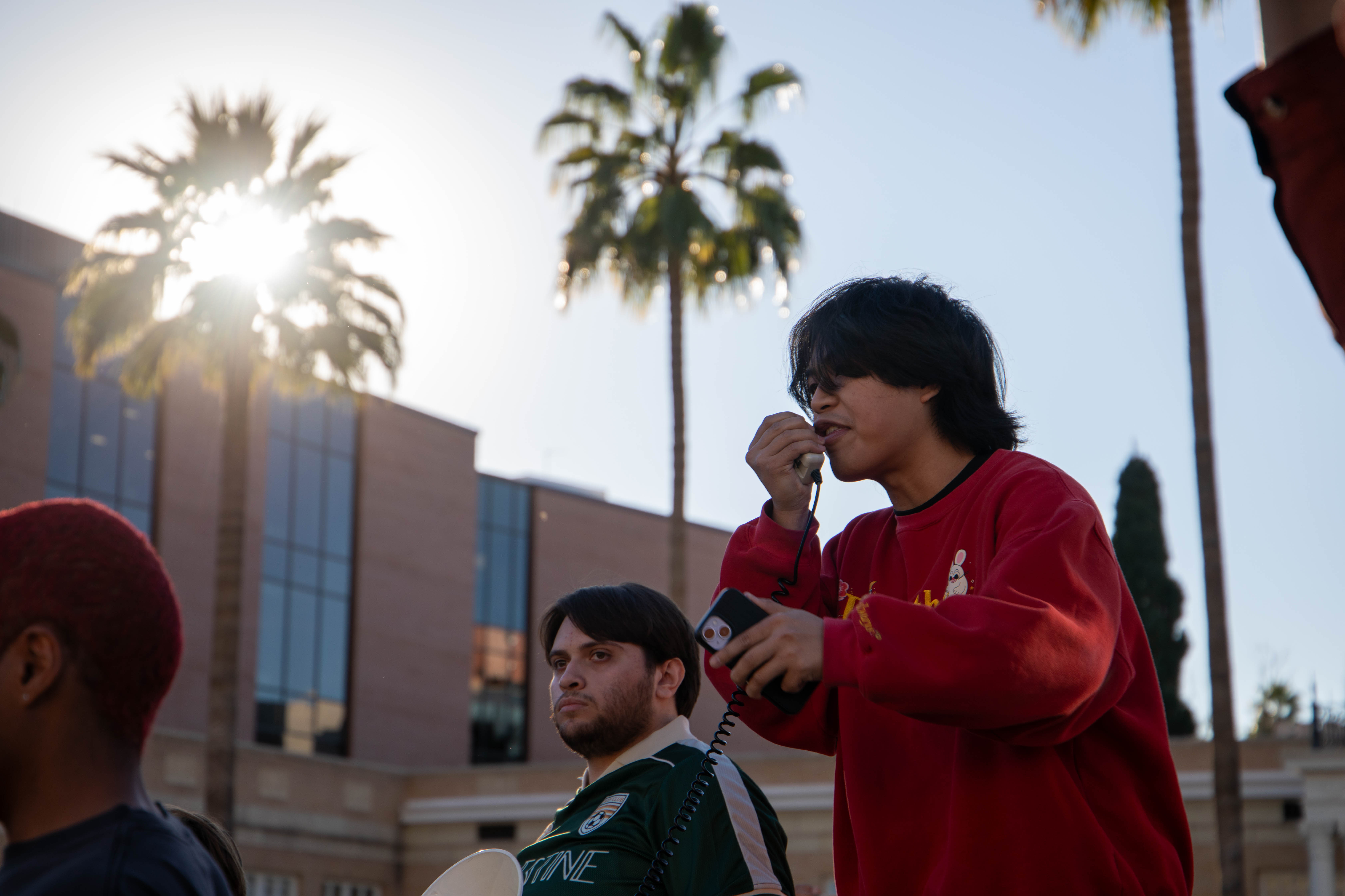 ASU students hold walkout to protest Trump and ICE: Photos