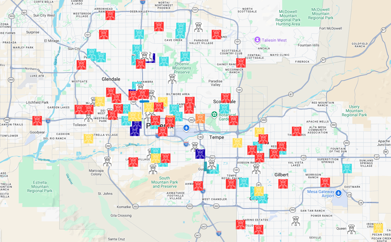 Phoenix ICE sightings throughout the Valley so far